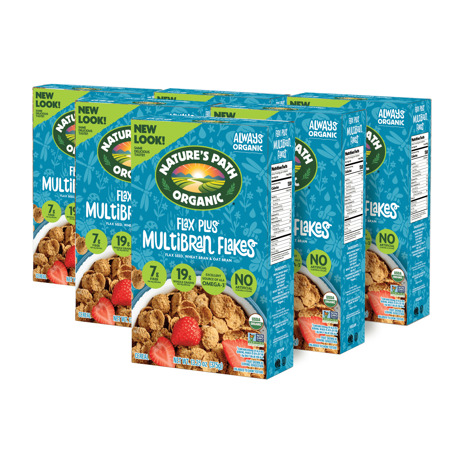 Flax Plus Multibran Flakes Cereal – Nature's Path