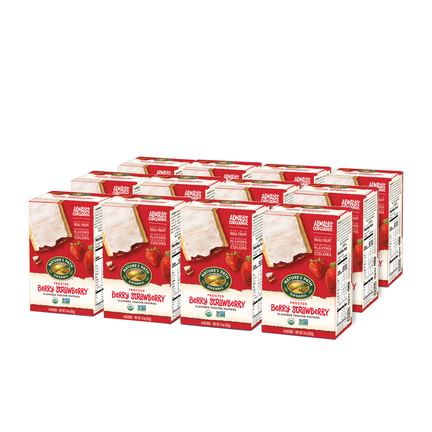 Frosted Berry Strawberry Toaster Pastries – Nature's Path