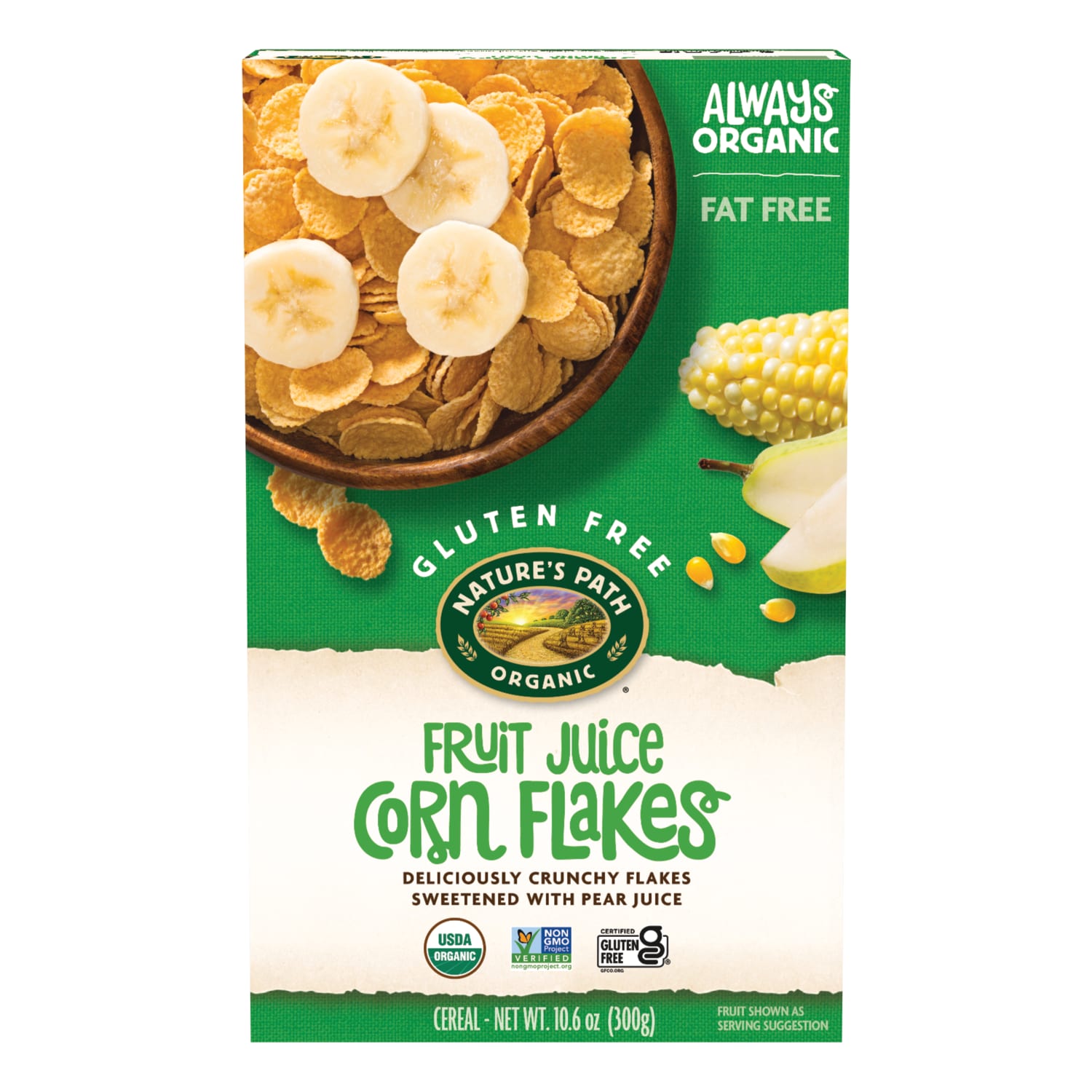 Jugo de fruta Cereal de maíz endulzada – Nature's Path