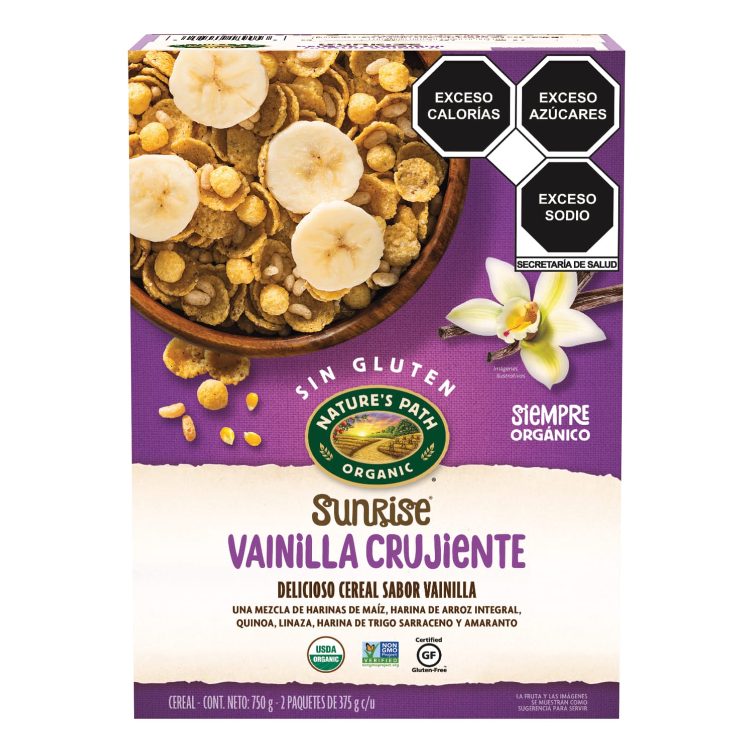 Sunrise Crunchy Vanilla Cereal – Nature's Path